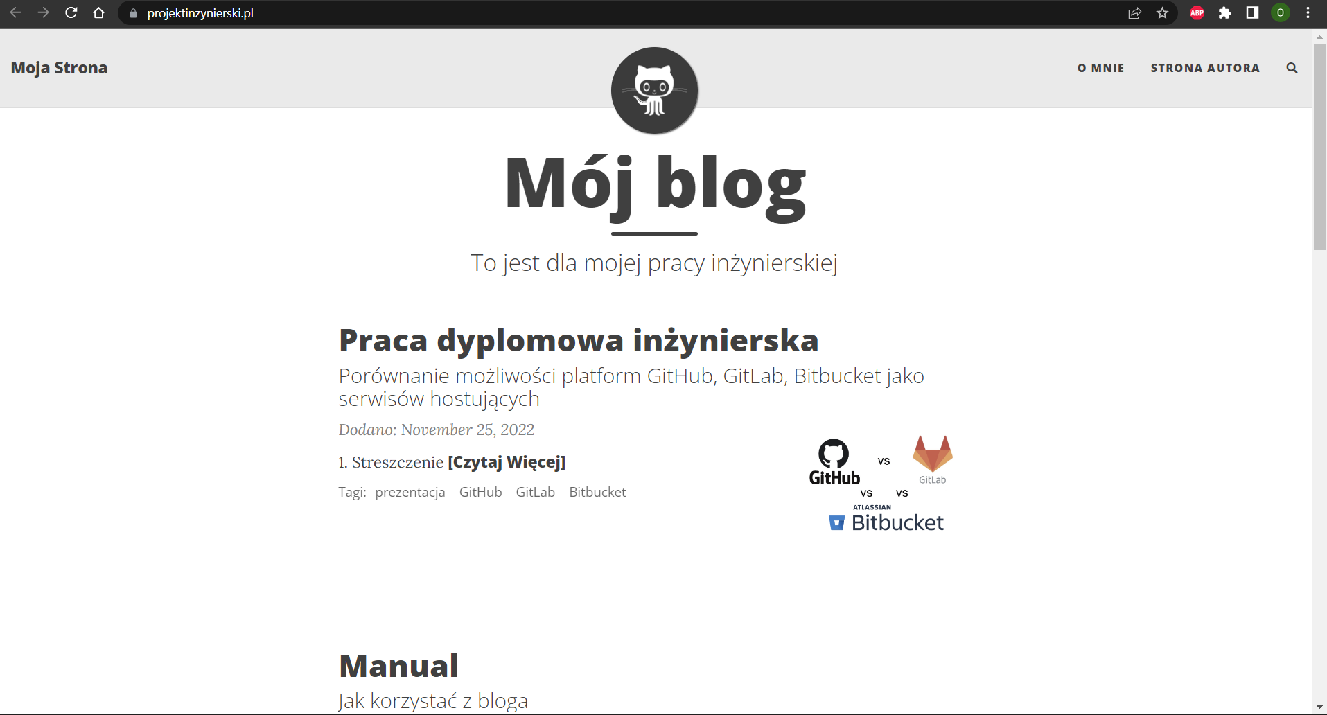 Praca dyplomowa inżynierska Praca dyplomowa inżynierska